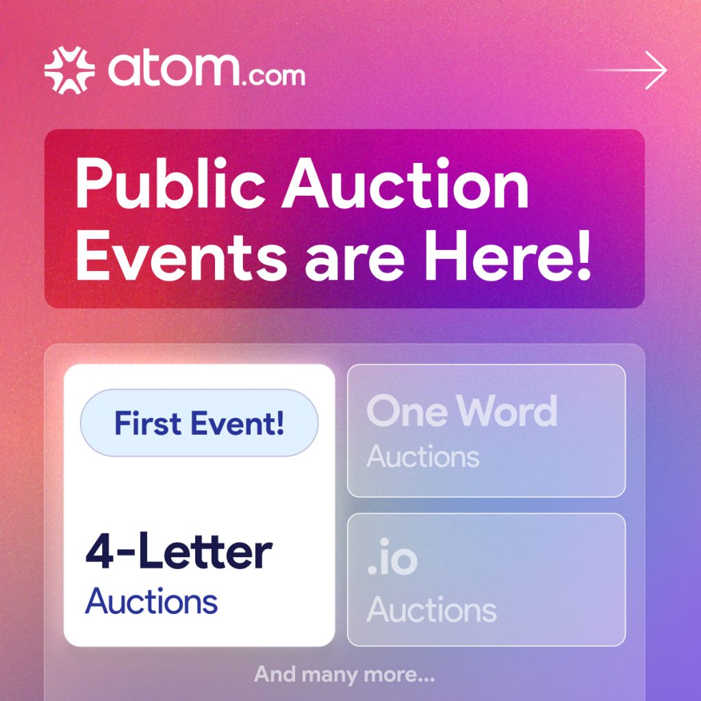 Get Ready for Public Auction Events - Atom