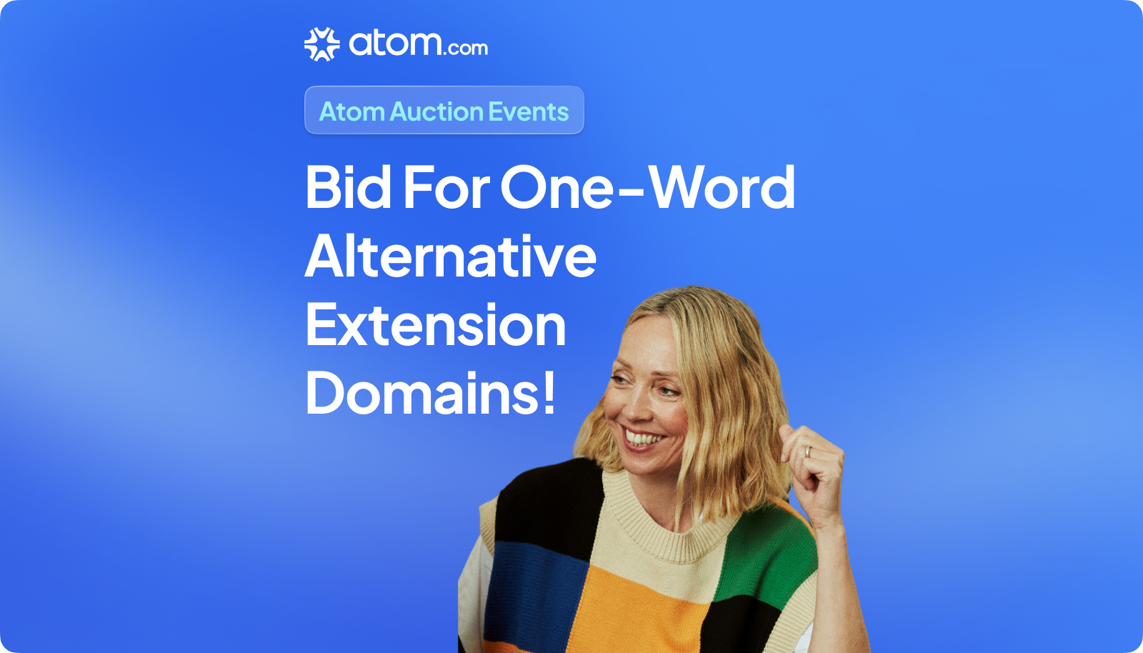 The One-Word Non-.Com Public Auction Event Is Live! - Atom