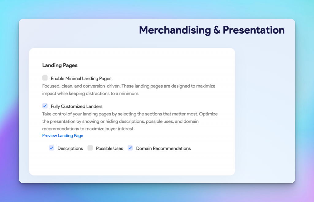Introducing Fully Customizable Landing Pages - Atom