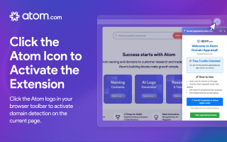 🚀 Introducing Atom’s Chrome Extension & Domain Appraisal API - Atom