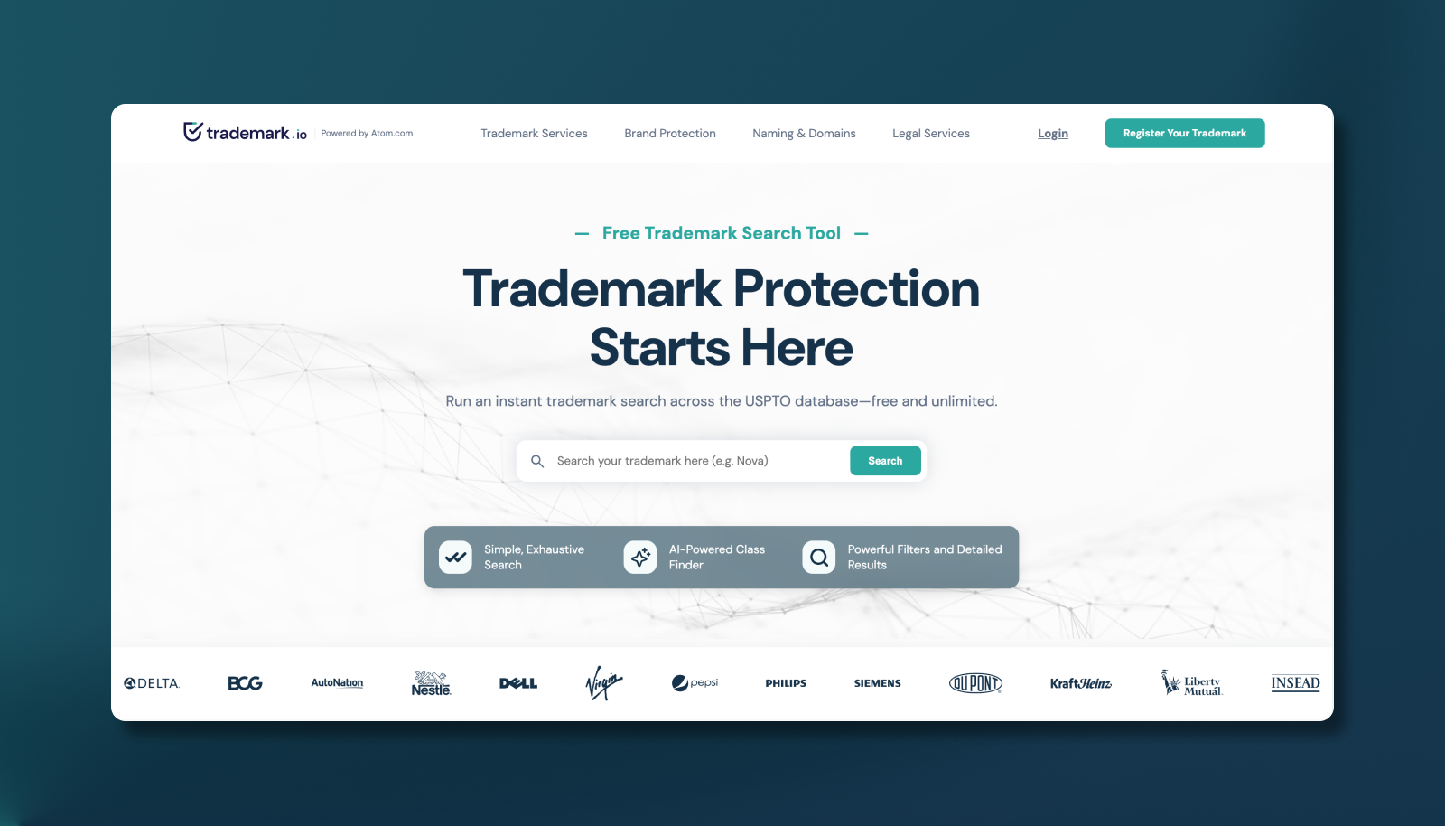 Introducing Trademark.io — Brand Protection, Built for Founders - Atom